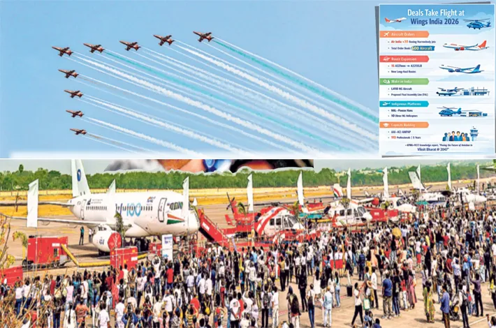 Business takes flight at Wings India 2026